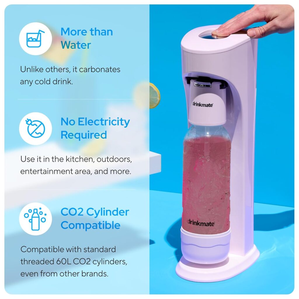 DrinkMate OmniFizz Soda Maker Review Sparkling Drinks Made Easy and ...